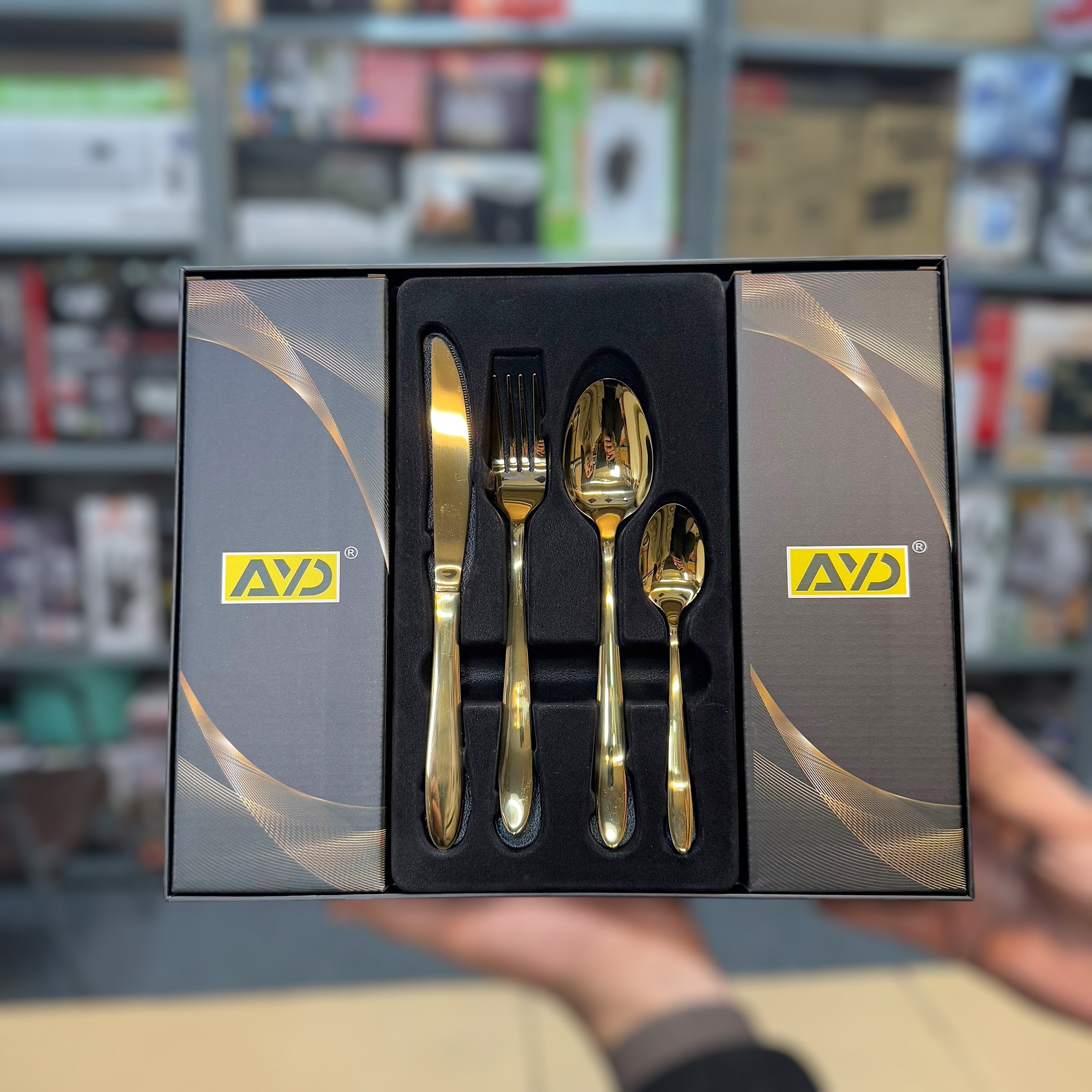 AYD Golden Cutlery Set - Bara Market | Islamabad, Lahore, Karachi ...