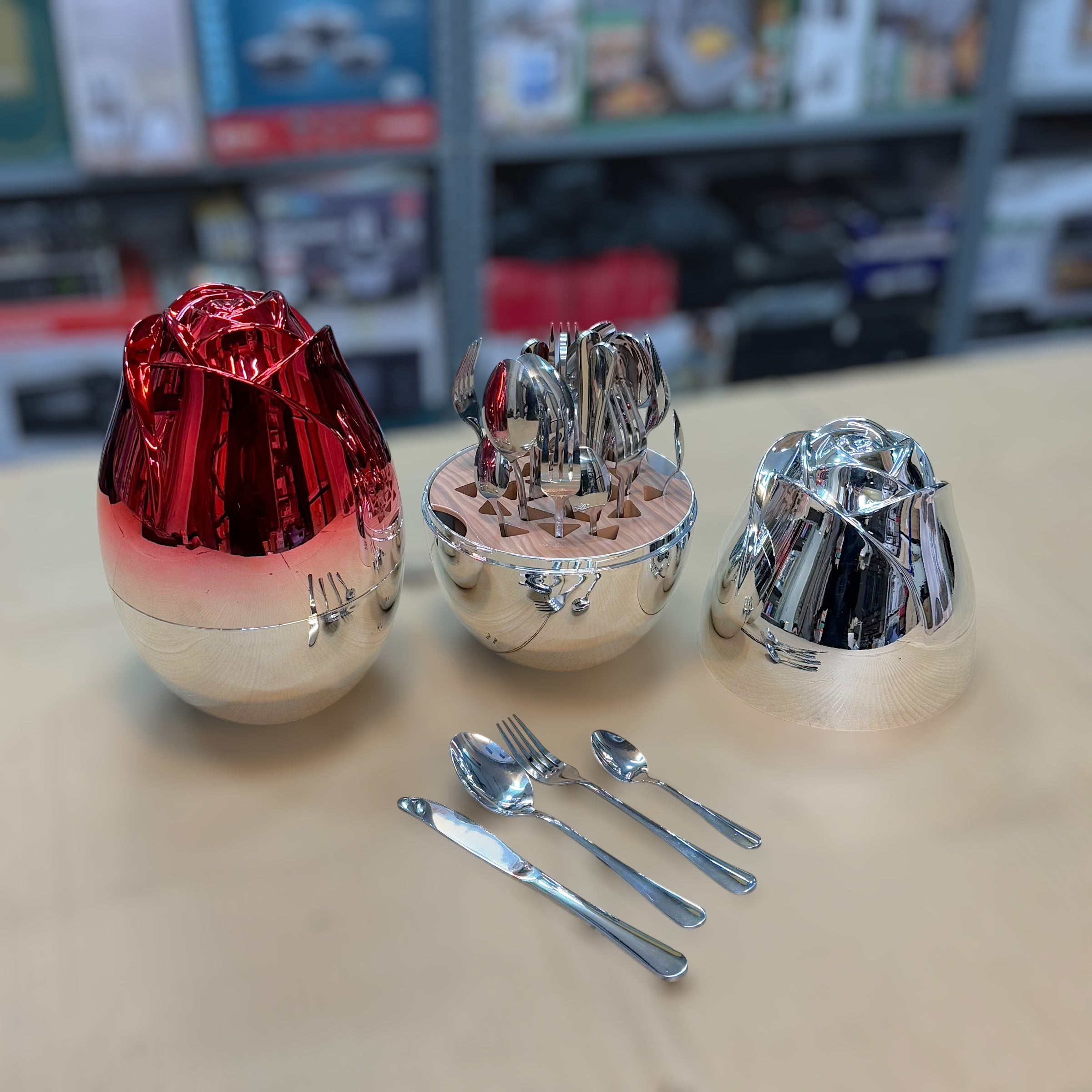 Rose Mood Cutlery Set - Bara Market | Islamabad, Lahore, Karachi ...