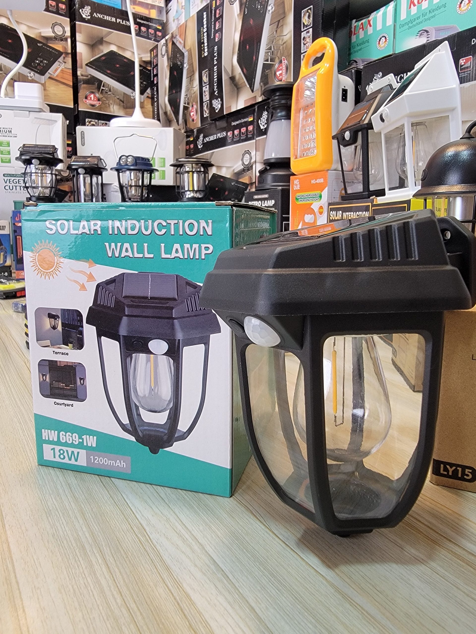 Solar Induction Wall Lamp HW 669 – Buy Now - Bara Market | Islamabad, Lahore, Karachi, Peshawar ...